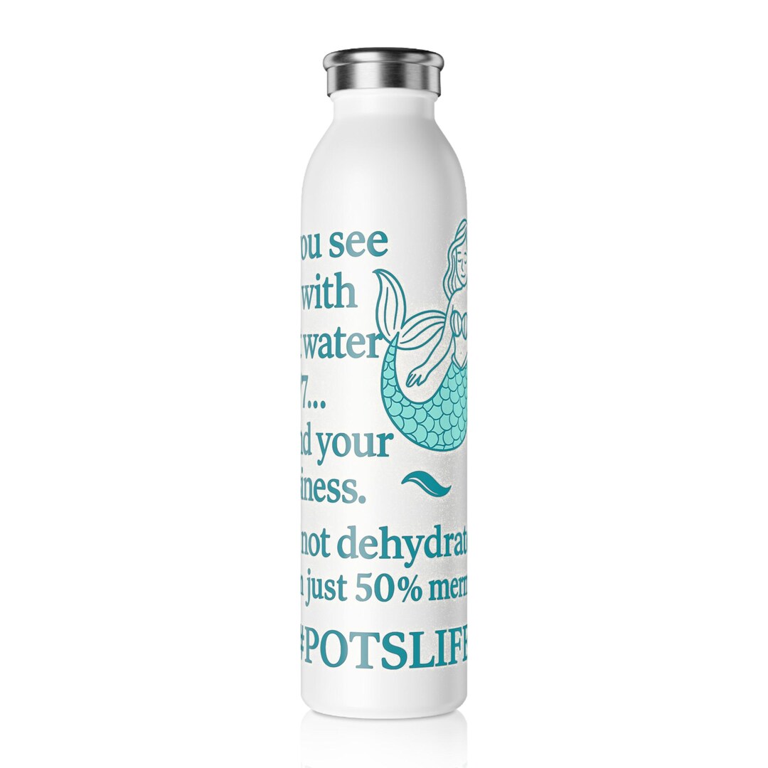 Slim Water Bottle, Dysautonomia Awareness, Drink More Water, Hydration ...