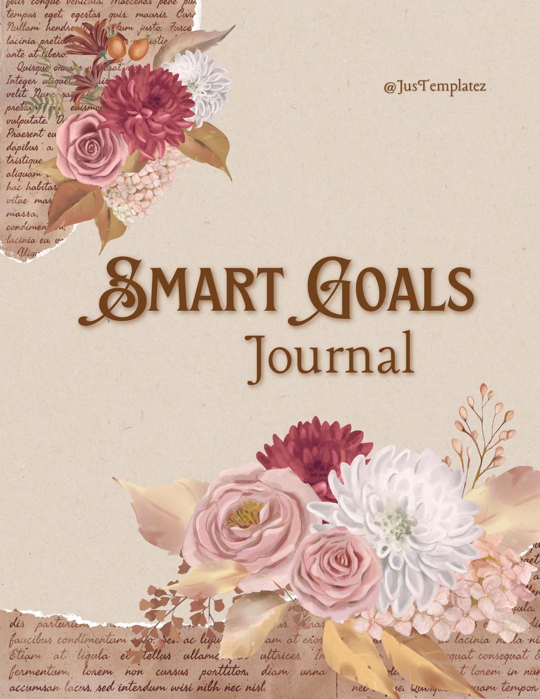 Smart Goals Journal (digital Print) - Etsy
