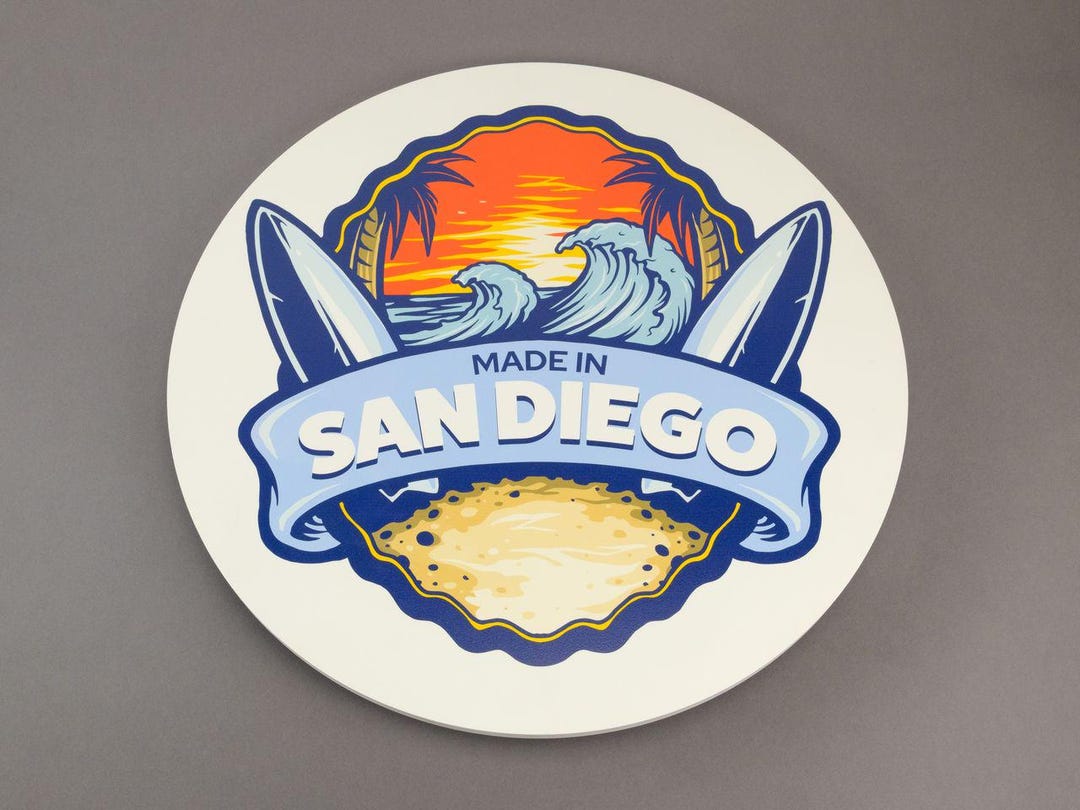 Full Color UV Printed PVC Business Logo Sign - Restaurant Office ...