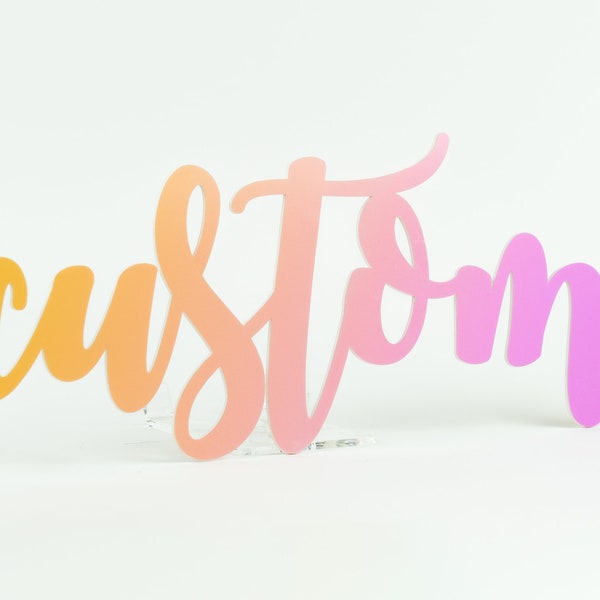 Large Name Sign - Etsy