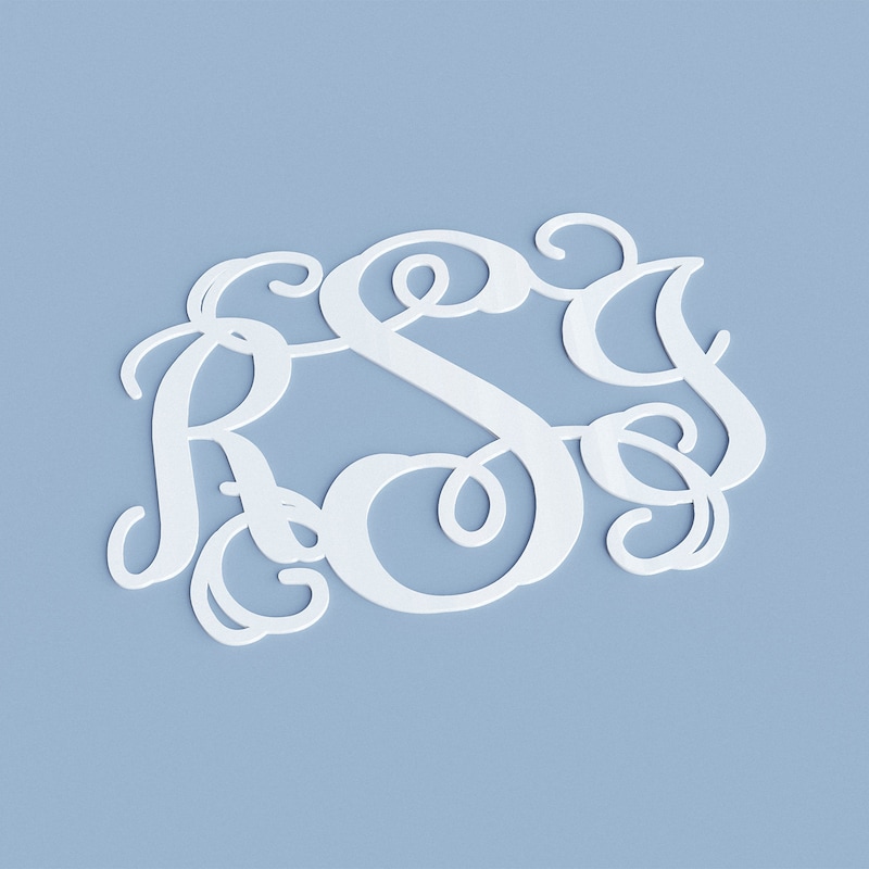 Large Monogram - Etsy