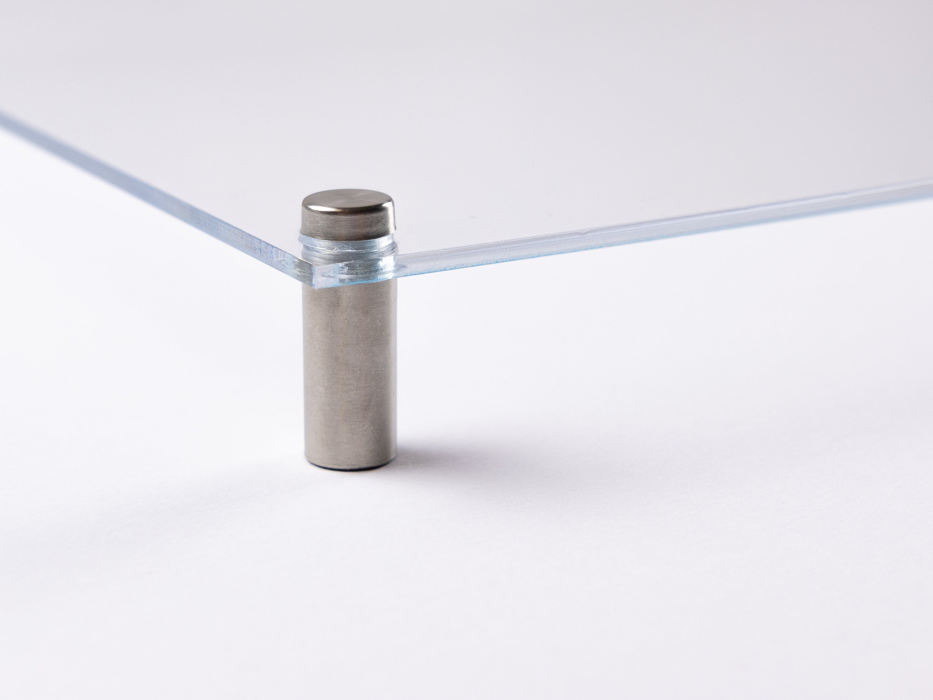 Clear Acrylic Dry Erase Board With Standoffs, Blank - Marker Memo Board ...