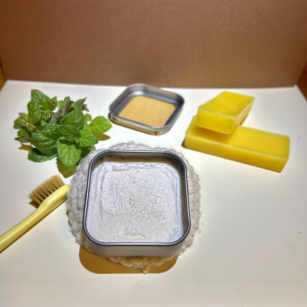 Natural Solid Toothpaste in a Refillable Tin Perfect for Travel and ...