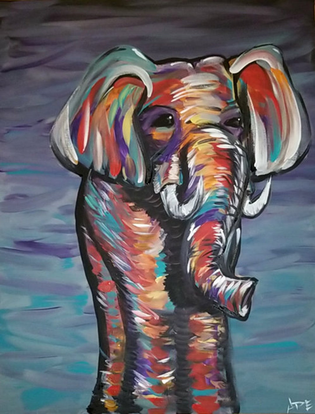 Custom Painting Example - Color, Animals - Etsy