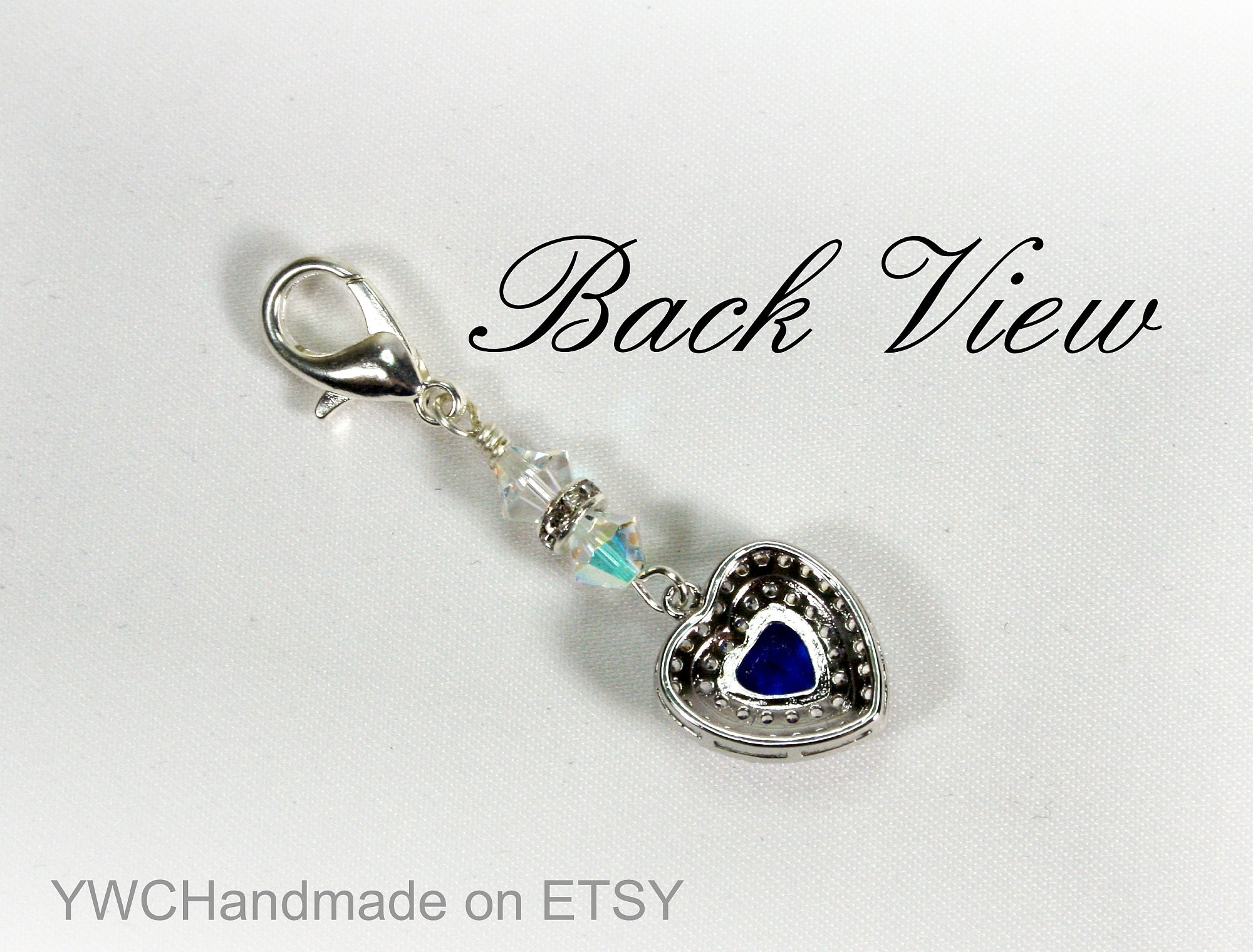 Wedding Bouquet Charm Something Blue Gift for Bride Petite | Etsy