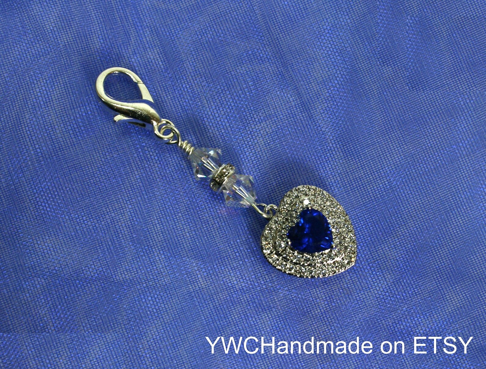 Wedding Bouquet Charm Something Blue Gift for Bride Petite - Etsy