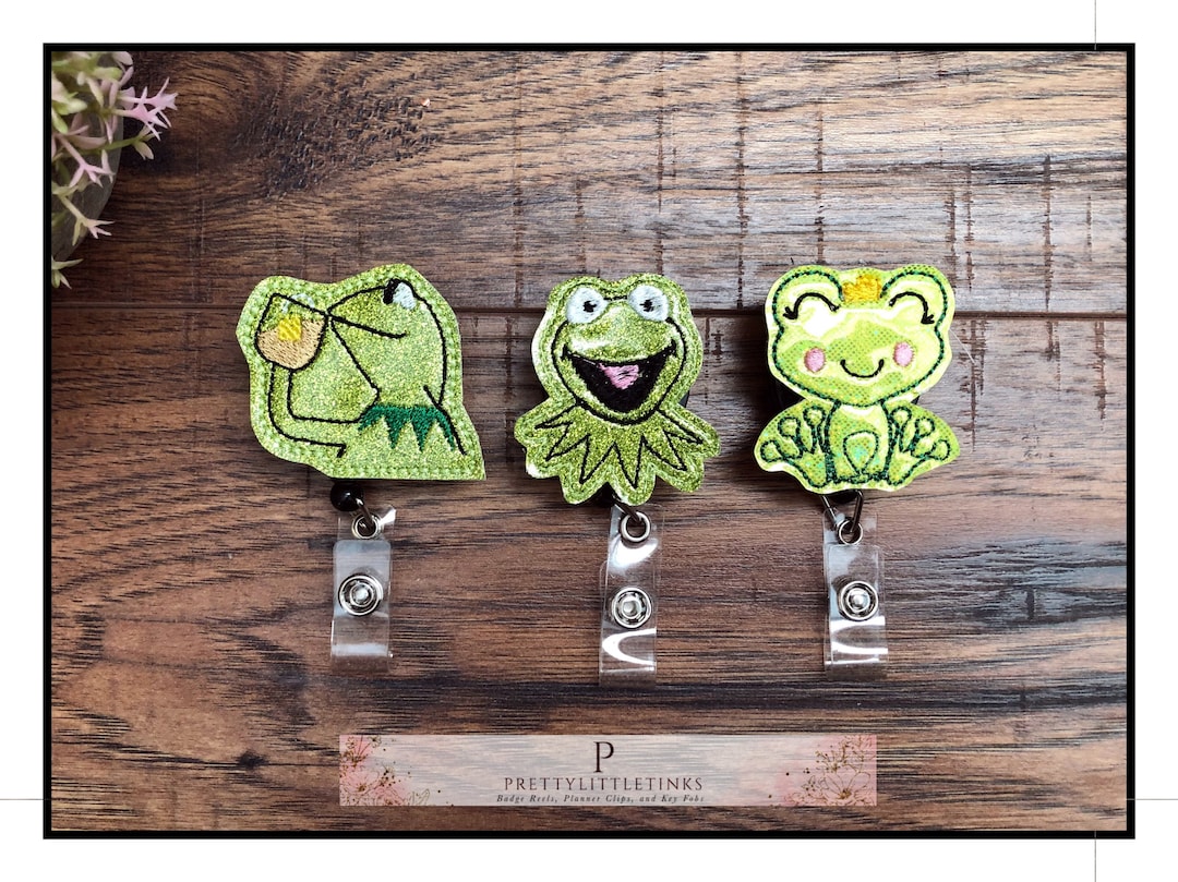 Frog Badge Reel, Nurse Badge Reel, Interchangeable Badge Reel ...