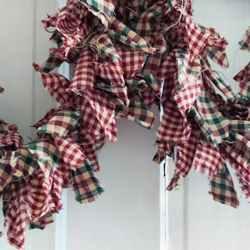 Rag Garland - Etsy