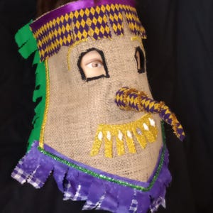 Cajun Mardi Gras Fringe Mask Masquerade Masks Carnival Masks Chicken ...