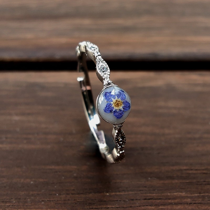 Forget Me Not Ring - Etsy