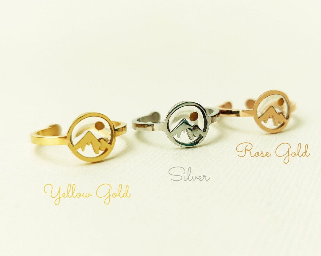 Dainty Mustard Seed Ring Adjustable, Move Mountain Mustard Seed Jewelry ...