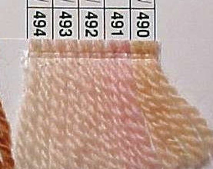 492 Paternayan JCA: Pink Flesh. 100% Persian Virgin Wool Yarn, 8y / 7 ...