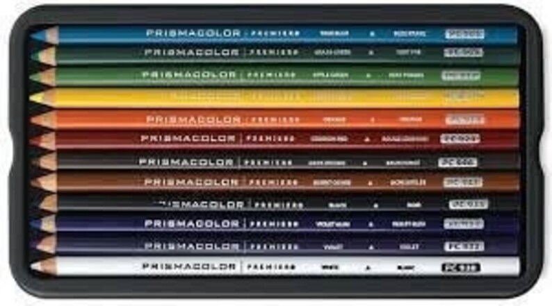 Prismacolor Premium Colored Pencils 12 Pack.soft Core - Etsy