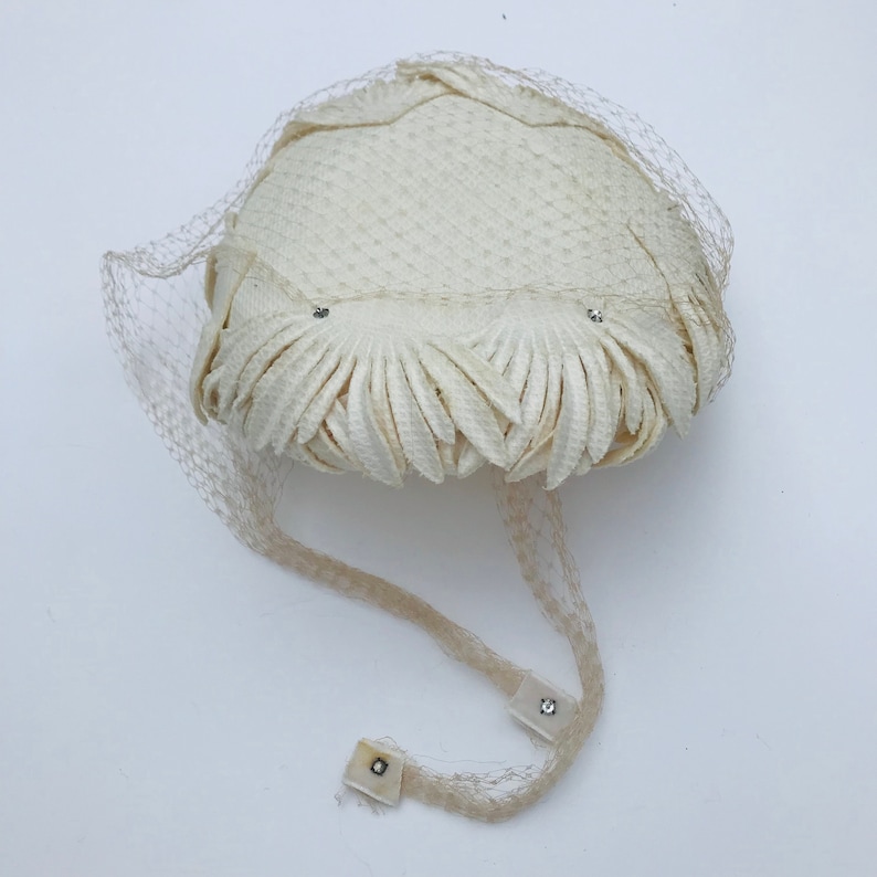Vintage Net Hat, Feather Hat, 1950s Midcentury Modern, Costume, Gift - Etsy