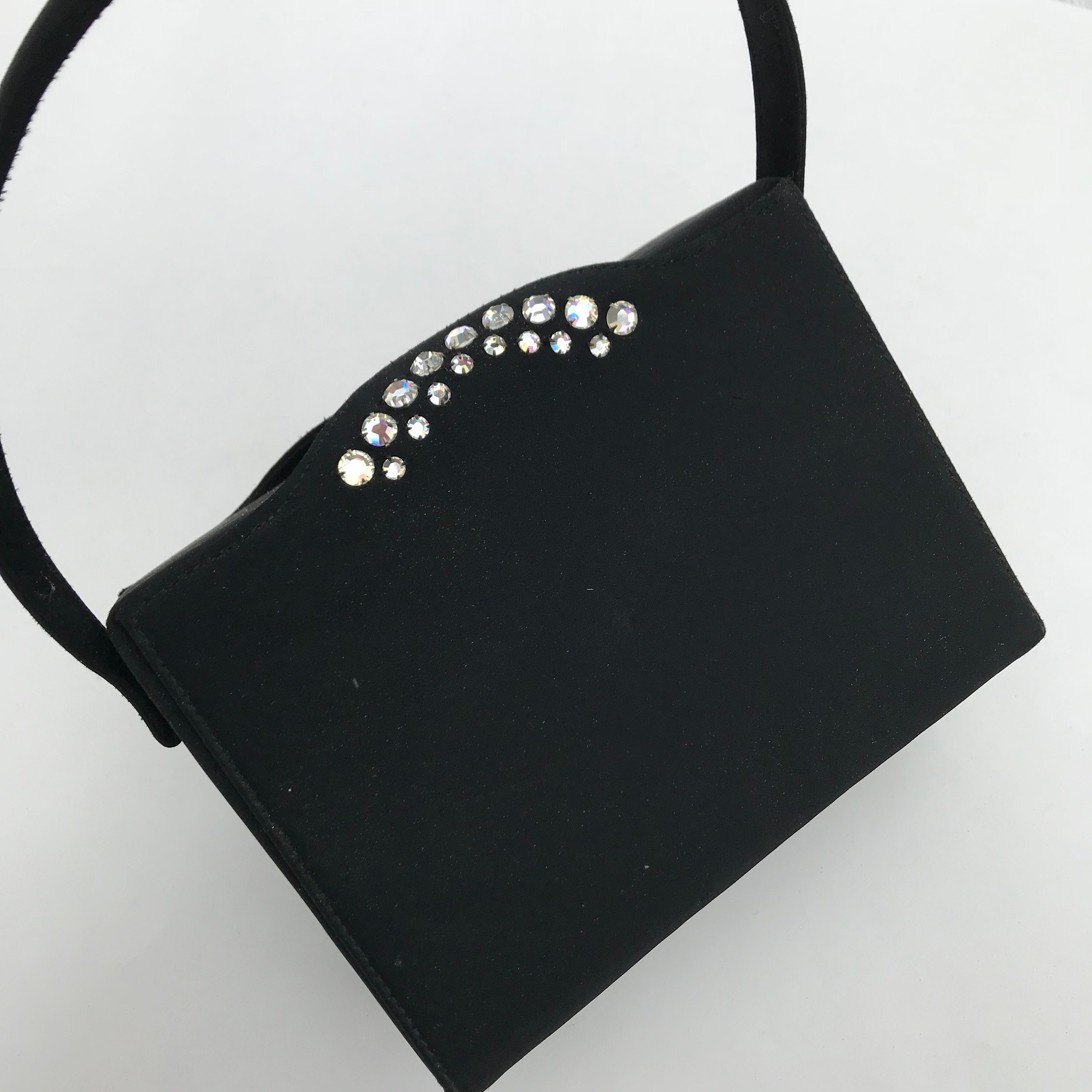 Vintage 1950s Box Purse Black Box Handbag UNIQUE - Etsy