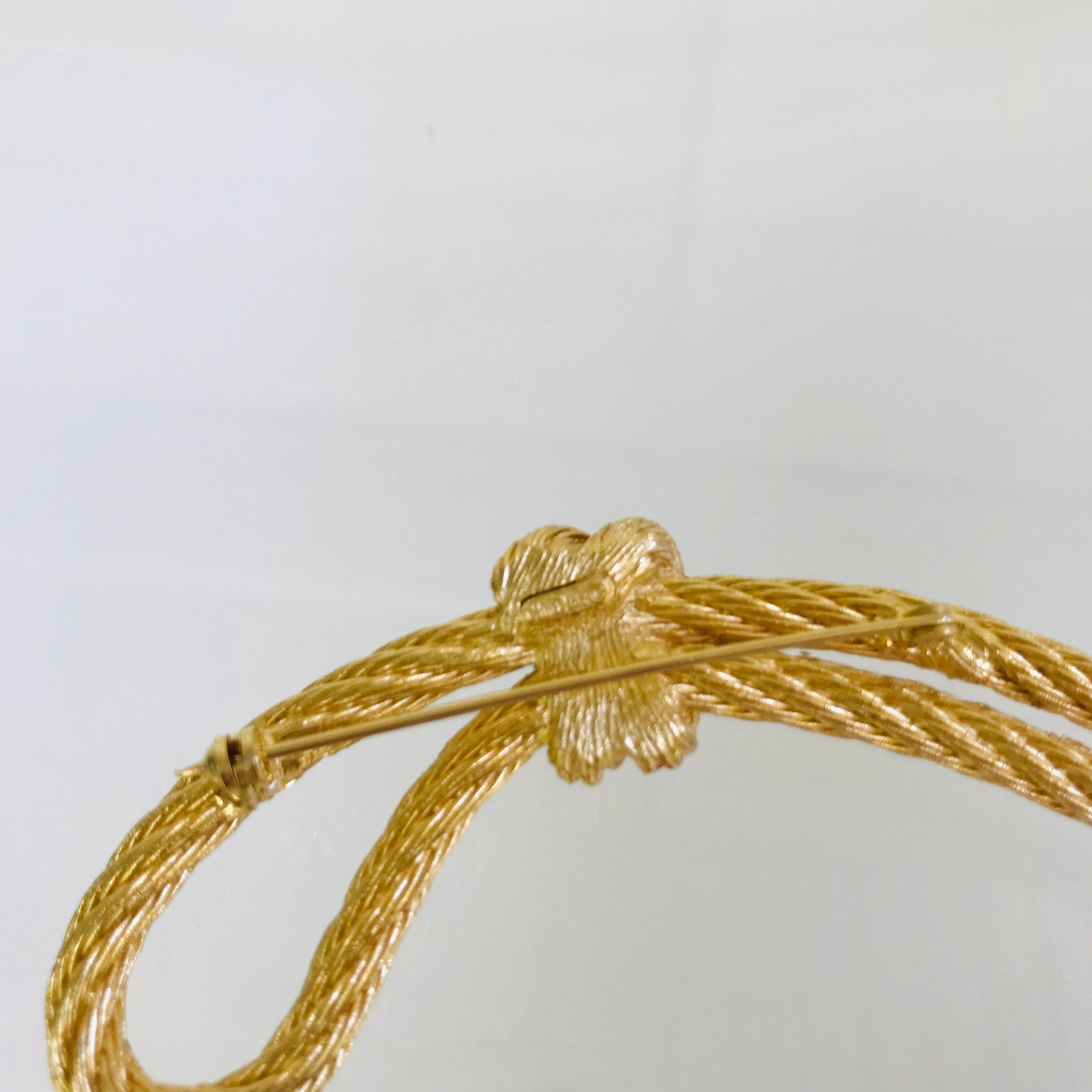 Vintage Christian Dior Nautical Rope Statement Brooch - Etsy