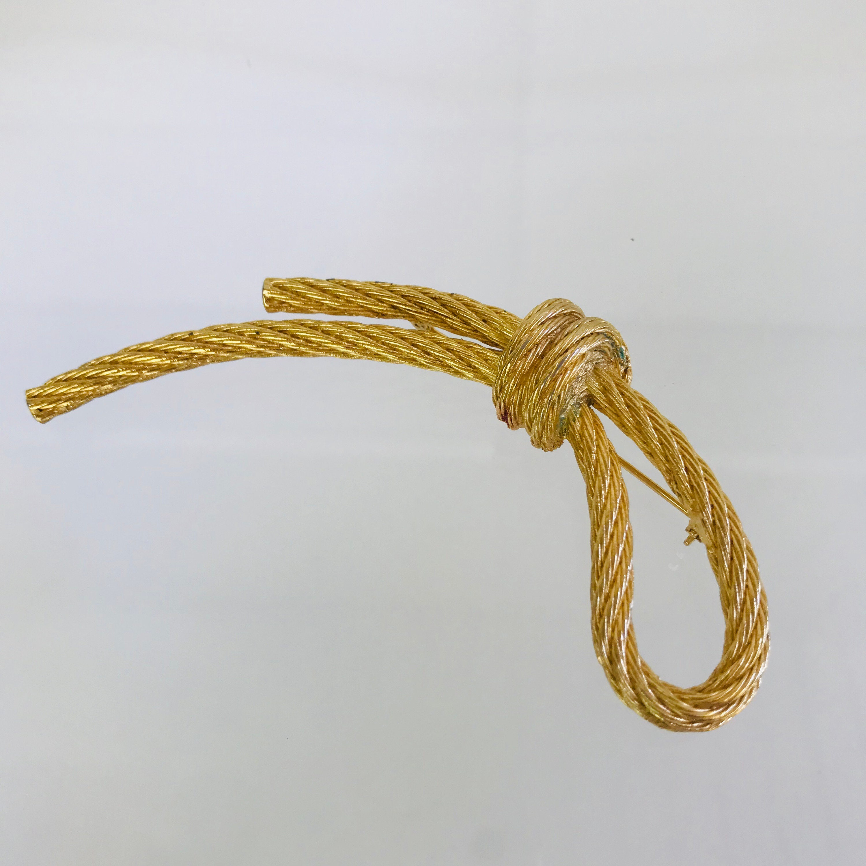 Vintage Christian Dior Nautical Rope Statement Brooch - Etsy