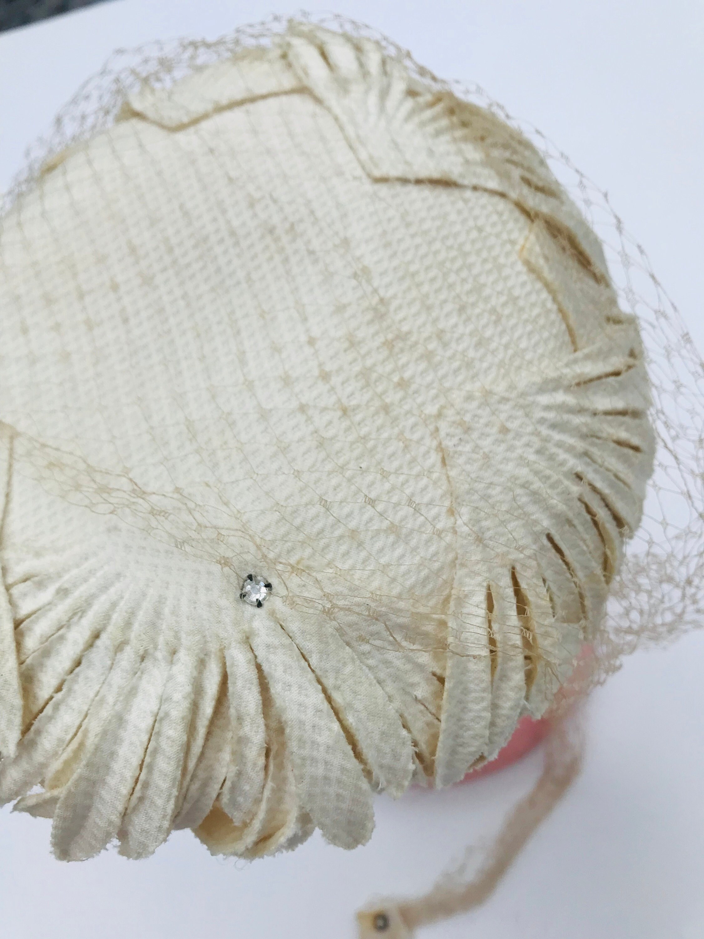 Vintage Net Hat, Feather Hat, 1950s Midcentury Modern, Costume, Gift - Etsy