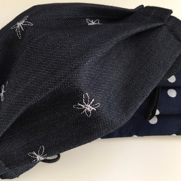 Denim Face Mask - Etsy