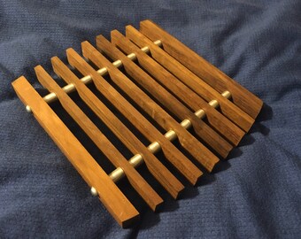 Slat Wood Tray - Etsy