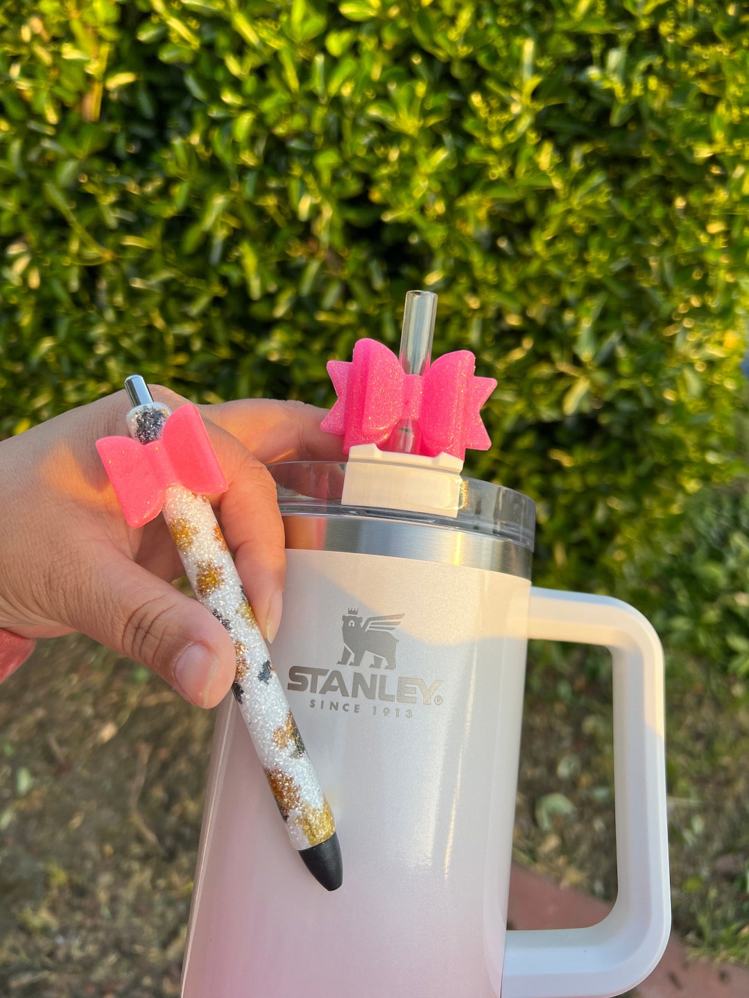 Stanley Bow Straw Topper & Bow Pen Set - Etsy