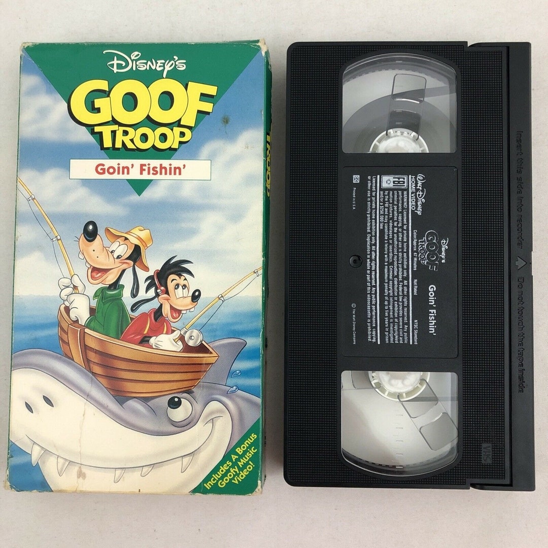 Disney's Goof Troop Goin' Fishin' VHS 1993 - Etsy Denmark