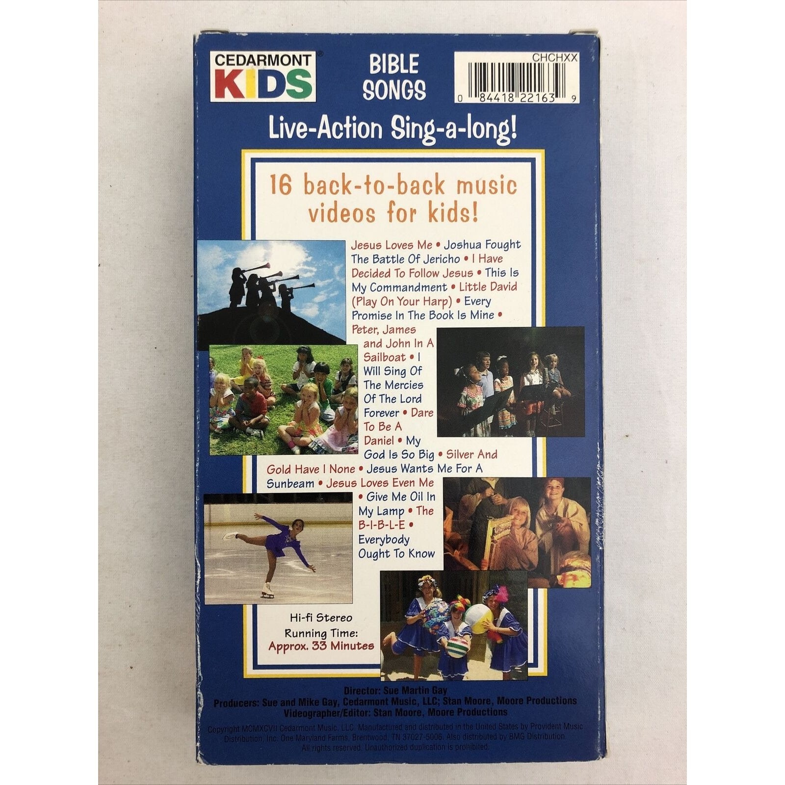 Cedarmont Kids Action Bible Songs VHS 16 Classic Christian Songs for Kids - Etsy