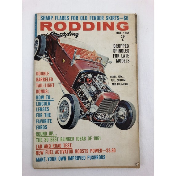Rodding and Restyling Magazine October 1961 | Etsy