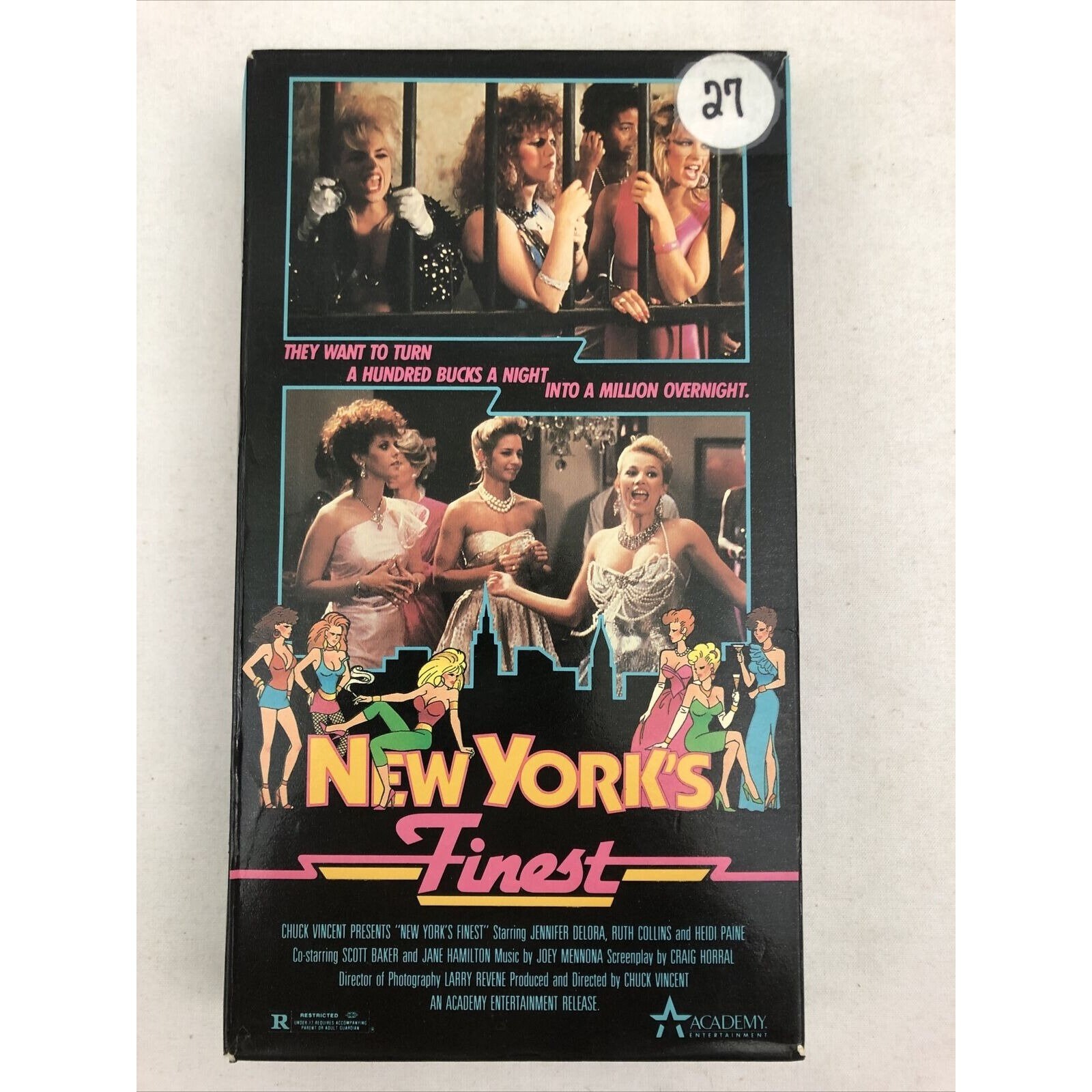 New Yorks Finest Vhs Video Edy Academy All Flaps Intact Etsy