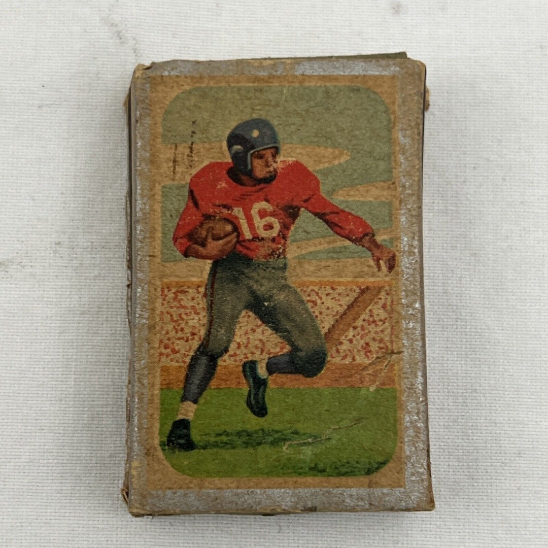 Ohio Blue Tip Match Box Football Player Vintage 1955 Made in USA Full ...