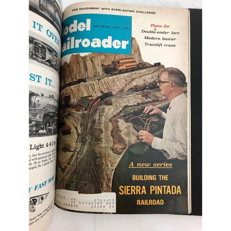 Model Railroader Magazine Ringbound Volumes January to December 1965 - Etsy