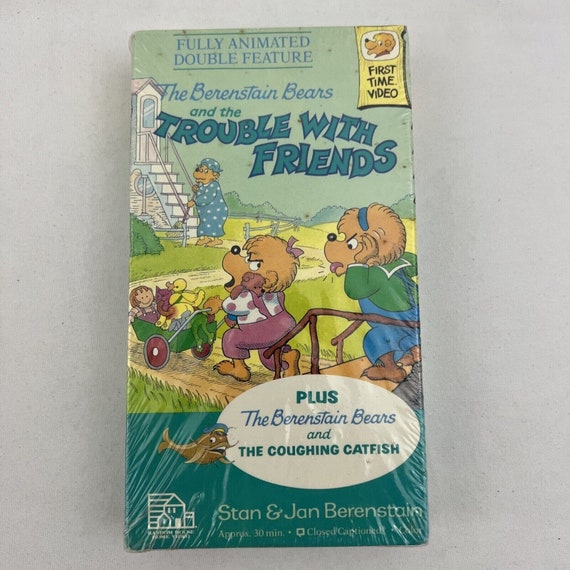 The Berenstain Bears VHS Trouble With Friends the Coughing - Etsy