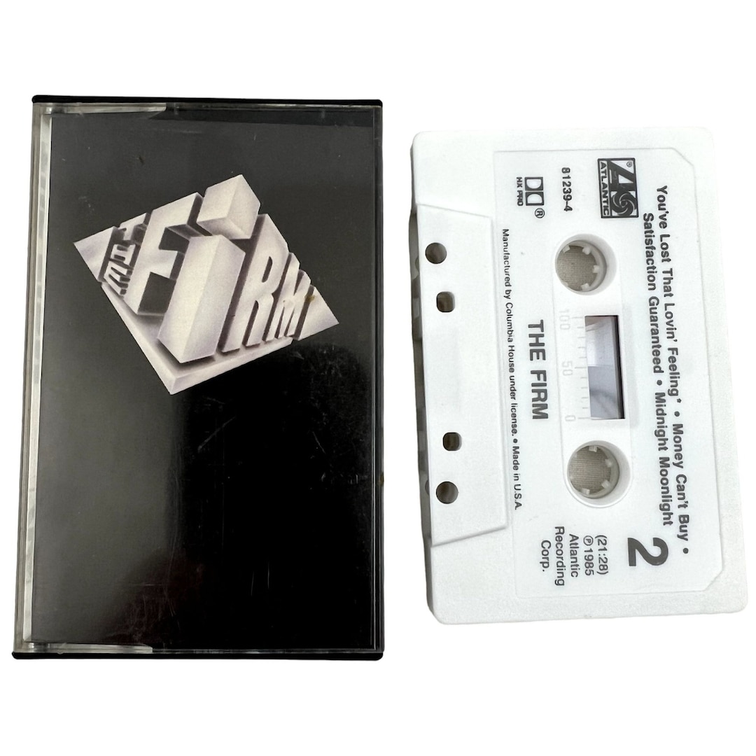 The Firm Self Titled Cassette Tape 1985 Classic Rock Columbia House A4 ...