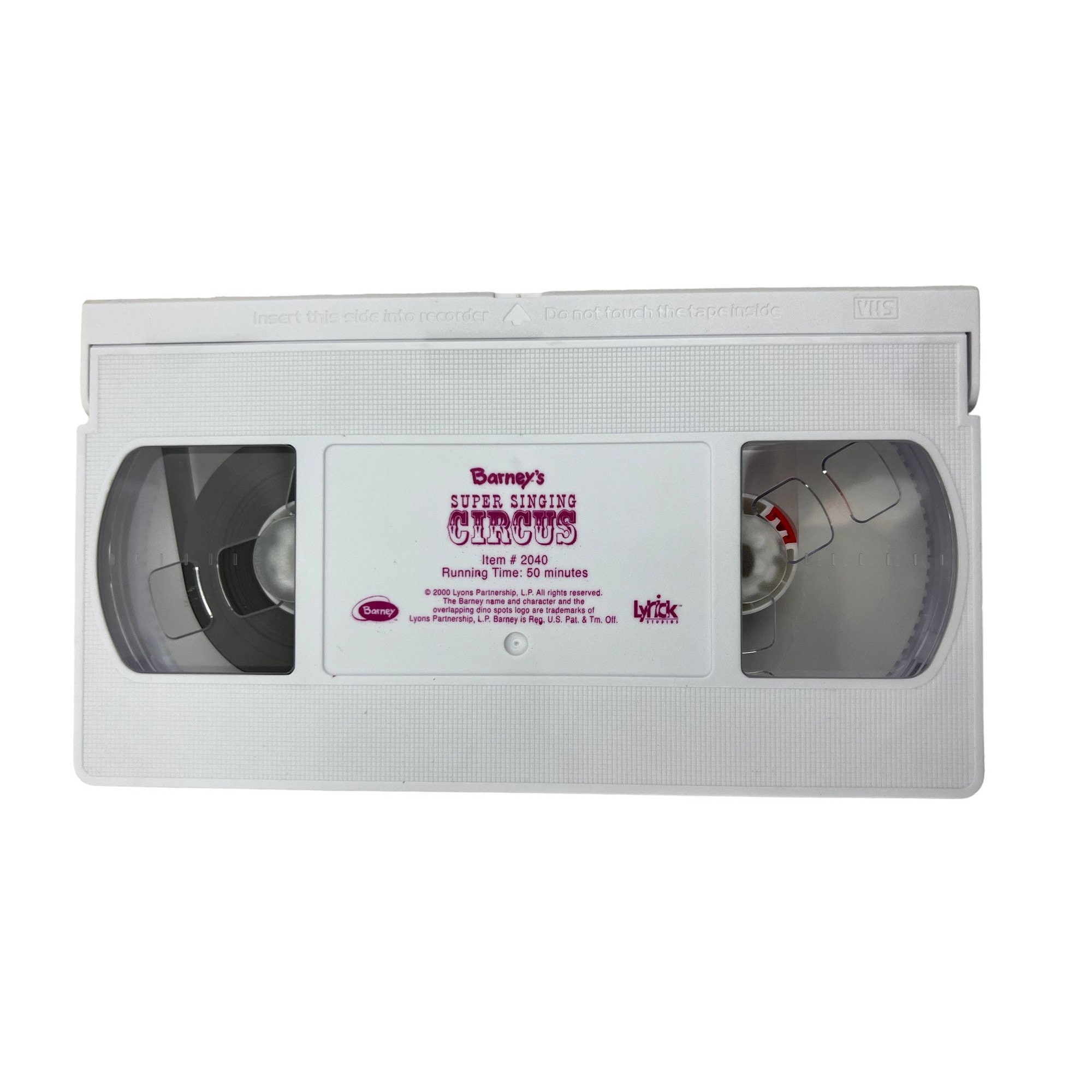 Barney & Friends Super Singing Circus VHS Video Tape Sing-along Song ...