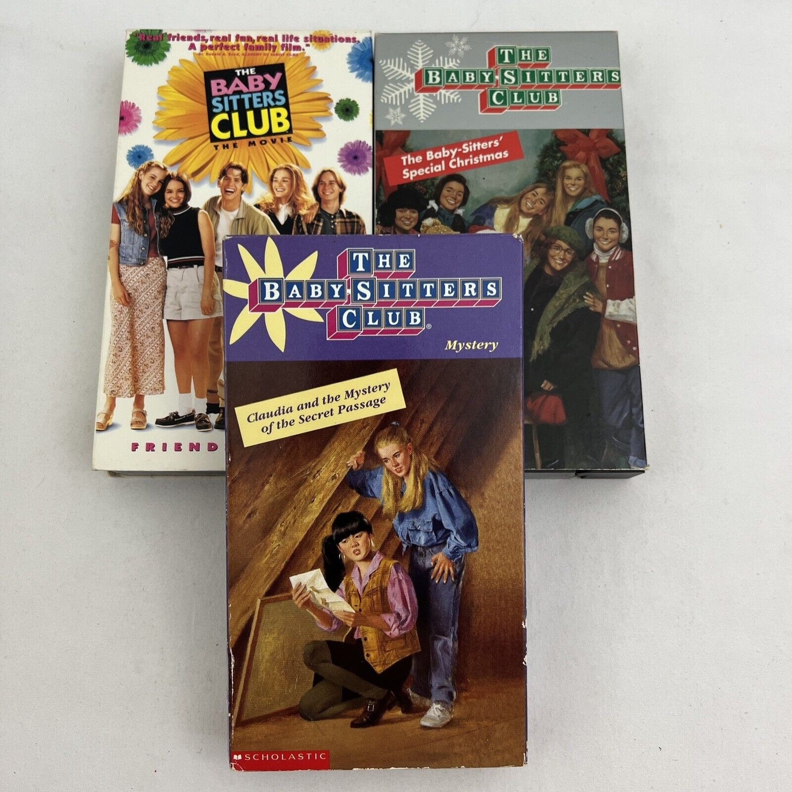 The Baby-sitter's Club Video VHS Lot Movie Christmas Special Secret ...