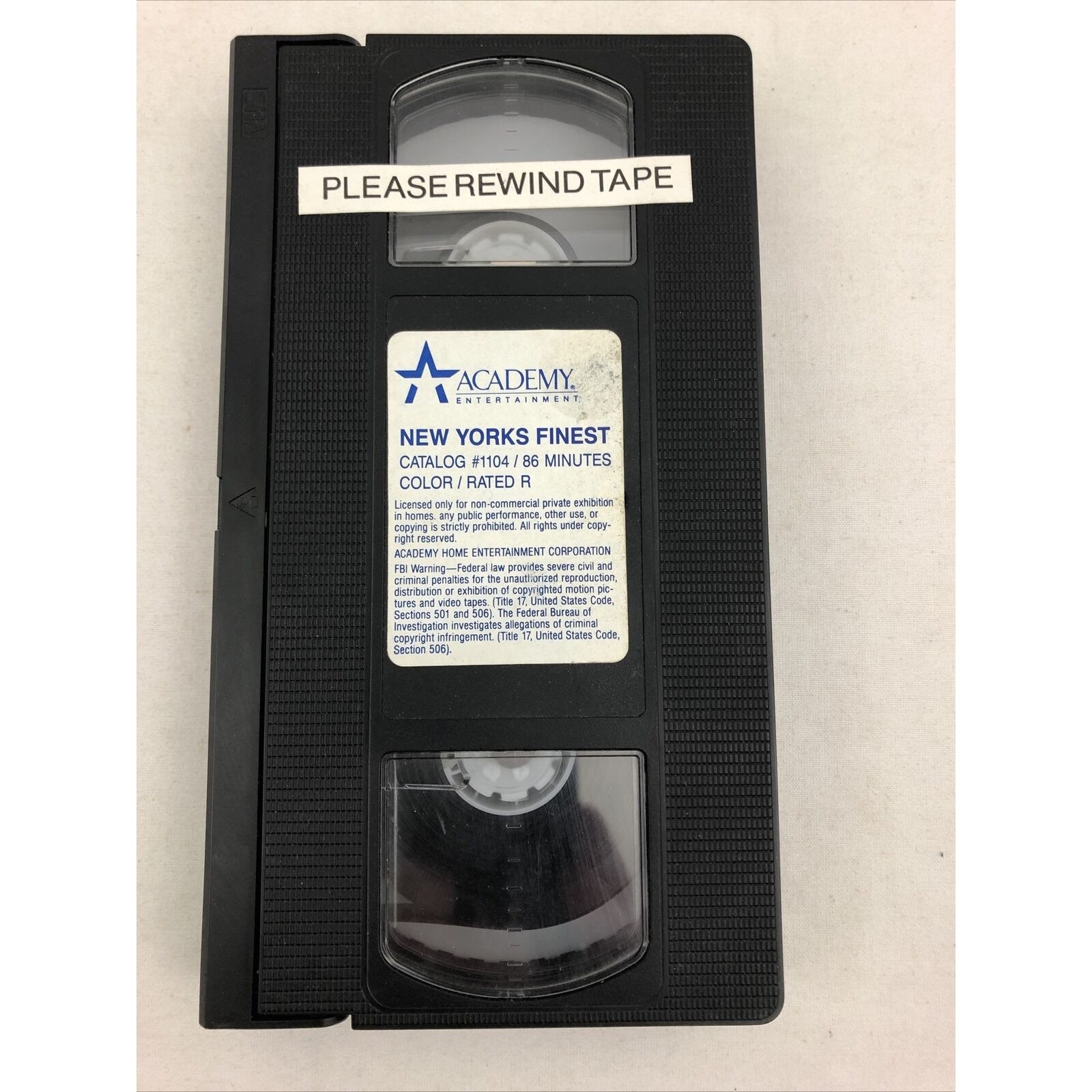 New Yorks Finest Vhs Video Edy Academy All Flaps Intact Etsy