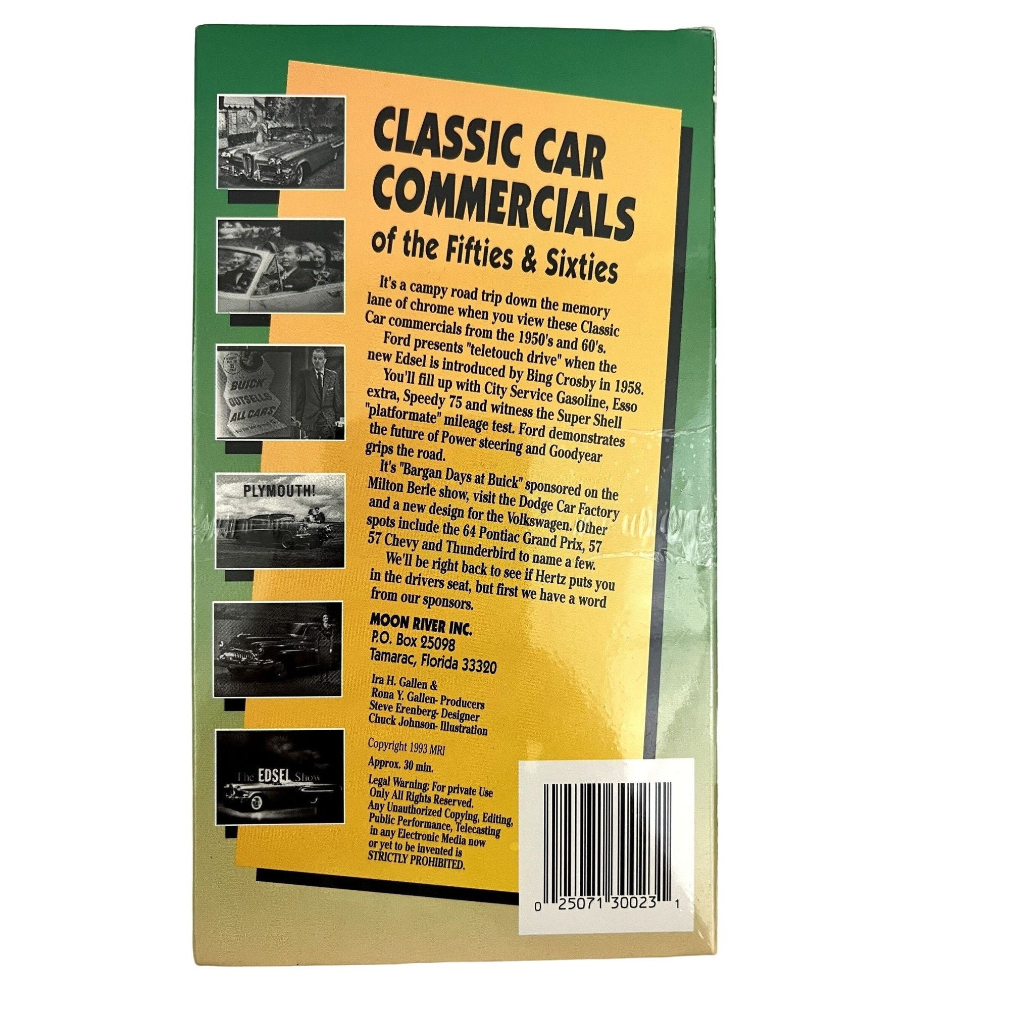 Classic Car TV Commercials From the 50's & 60's Teletouch Drive VHS ...