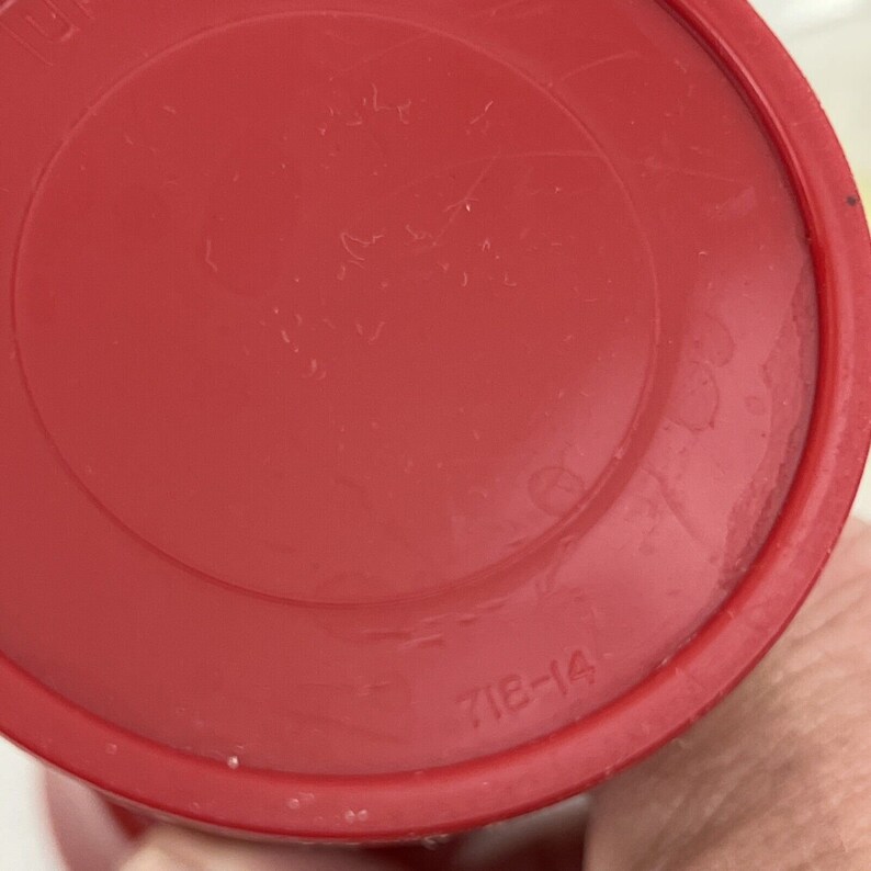 Vintage Tupperware Red Ketchup Condiment Pump Dispenser 718 - Etsy