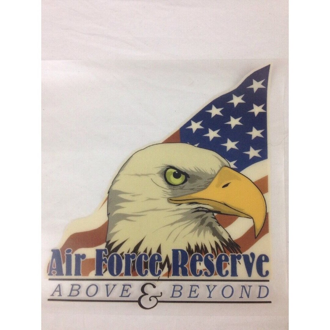 Air Force Reserve Window Decal Above & Beyond Bald Eagle US Flag - Etsy