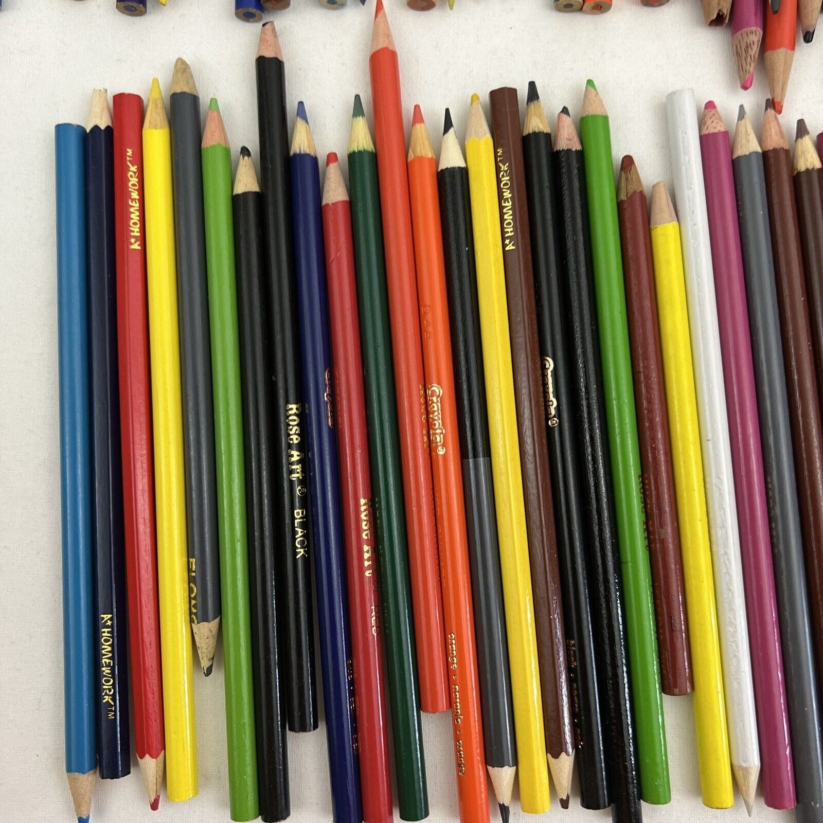 HUGE Lot 115 Colored Pencils Crayola Flomo Roseart - Etsy