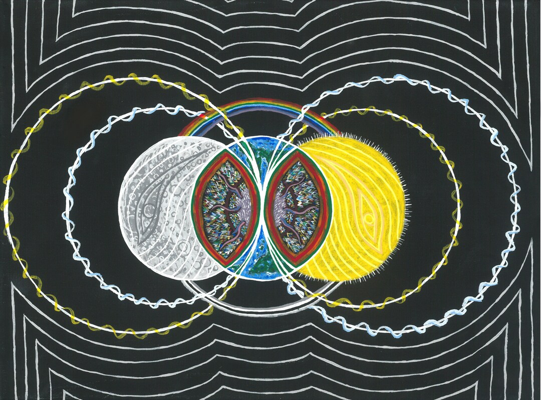 Earth Union (4x6" Art Print) - Etsy