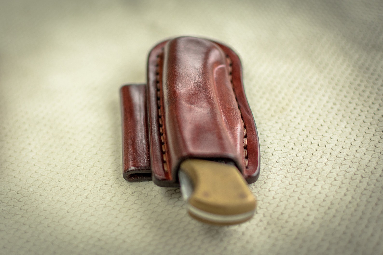 Horizontal Carry sheath with belt loop made to fit Buck 112 | Etsy