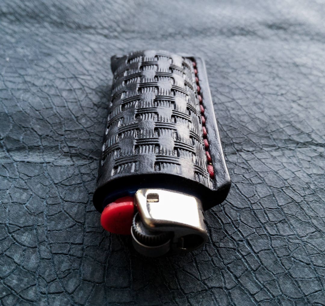 Tooled Leather Lighter Cover Made for BIC Lighters Lighter - Etsy