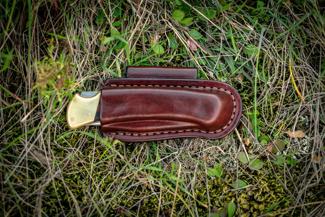 Horizontal Carry Sheath With Belt Loop Made to Fit Buck 110 Folding ...