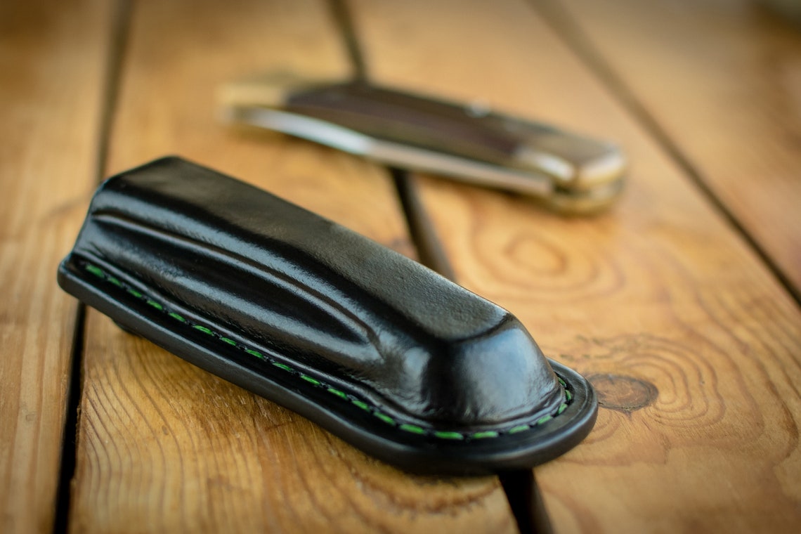 Custom Leather Sheath for Buck 110 Folding Hunter Friction - Etsy