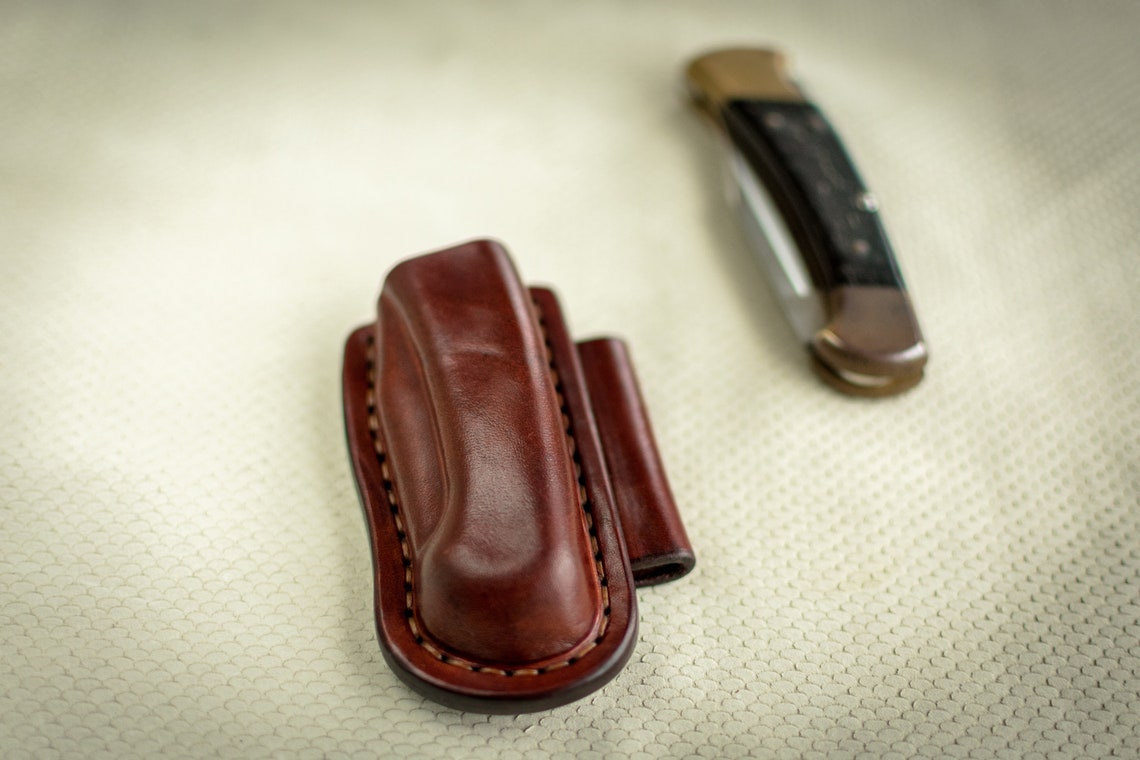 Horizontal Carry Sheath With Belt Loop Made to Fit Buck 112 | Etsy