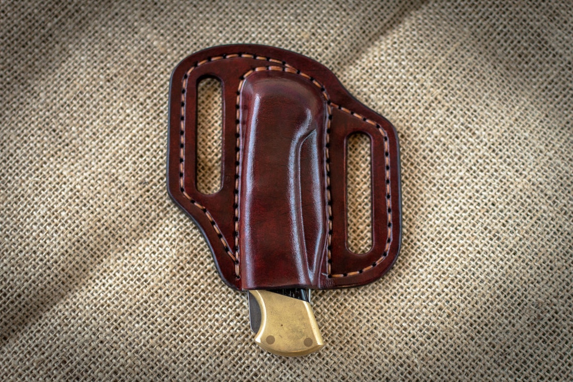 Pancake Leather Sheath Made for Buck 112 Ranger Custom - Etsy