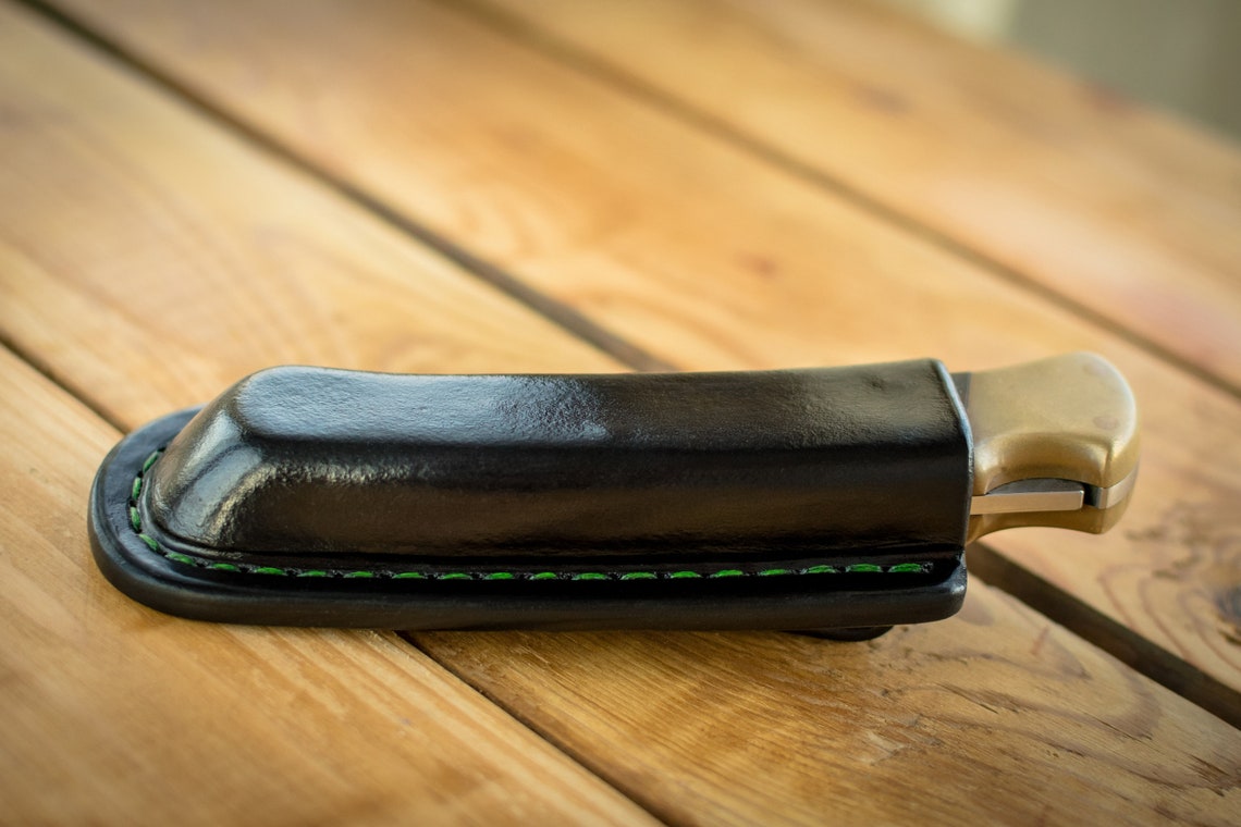 Custom Leather Sheath for Buck 110 Folding Hunter Knife - Etsy