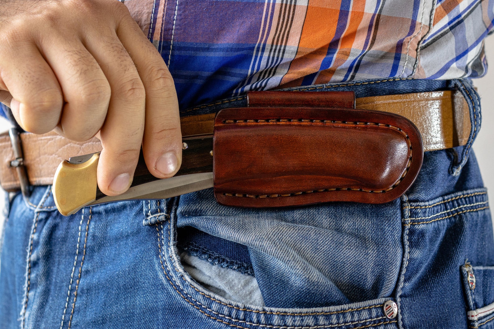 Horizontal Carry Sheath With Belt Loop Made to Fit Buck 110 - Etsy Canada