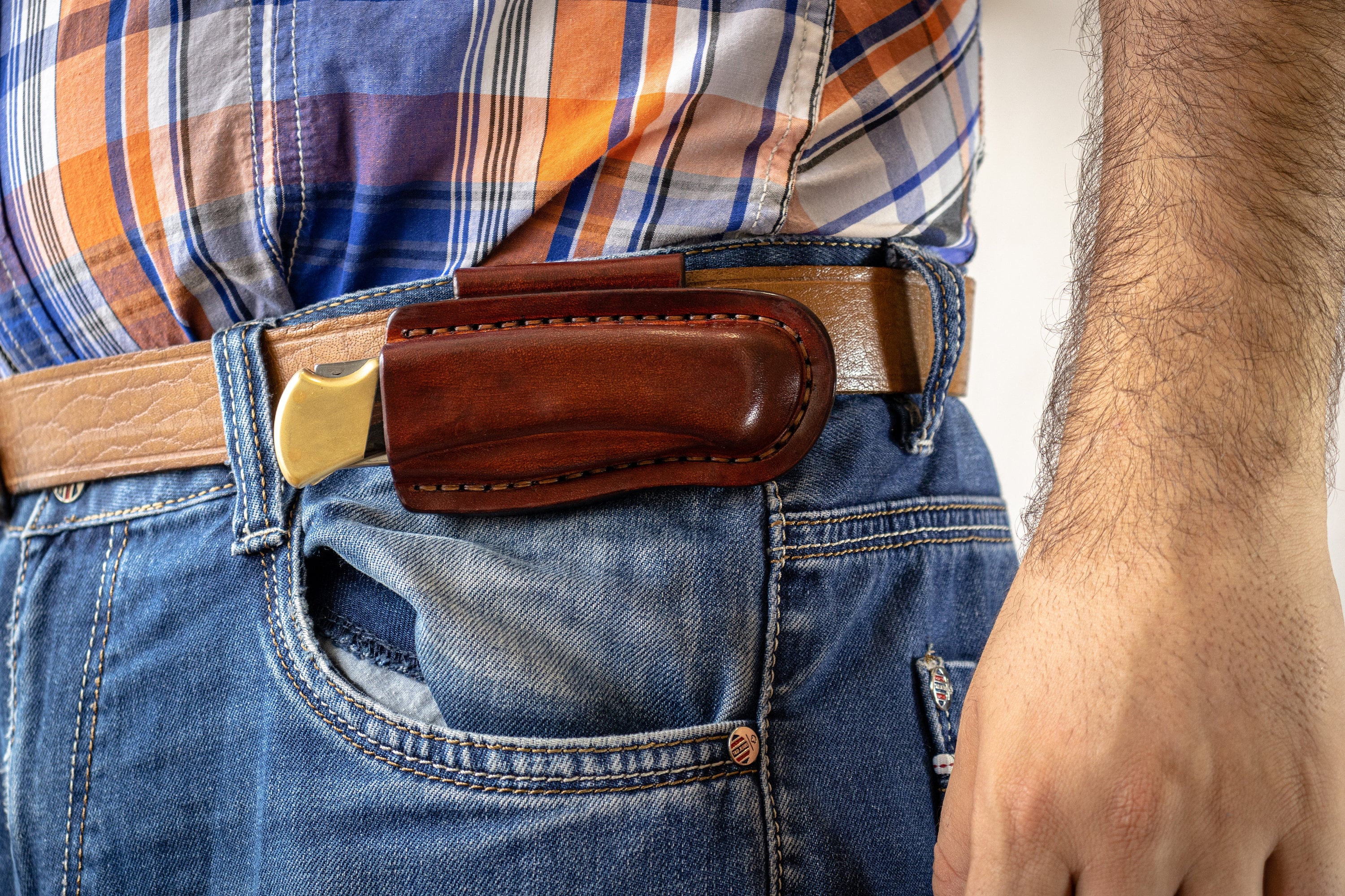 Horizontal Carry Sheath With Belt Loop Made to Fit Buck 110 - Etsy Canada